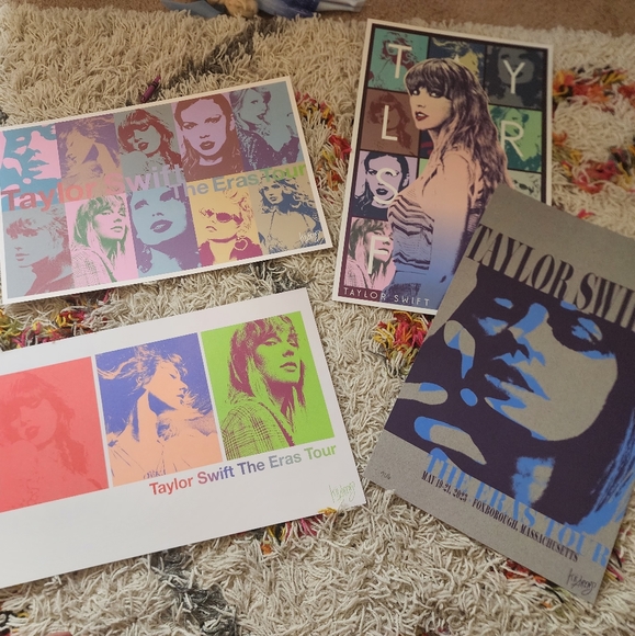 Taylor Swift | Other | 4 Taylor Swift Vip Posters Foxborough | Poshmark